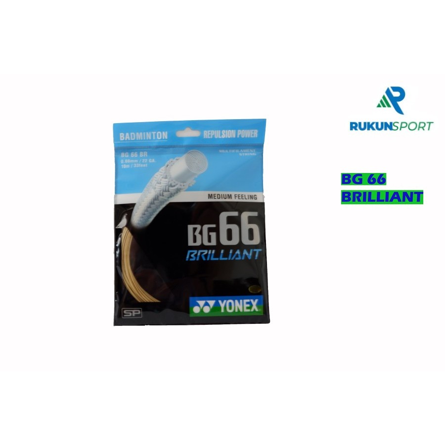 Jual Senar Raket Badminton YONEX BG 66 BRILLIANT | Shopee Indonesia