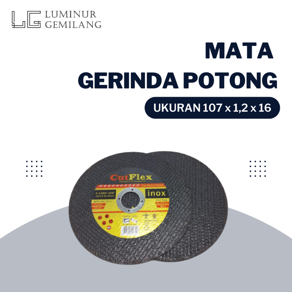 Jual Batu Gurinda Gerinda Mata Gurinda Gerinda Potong Besi Cutflex 4inch | Shopee Indonesia