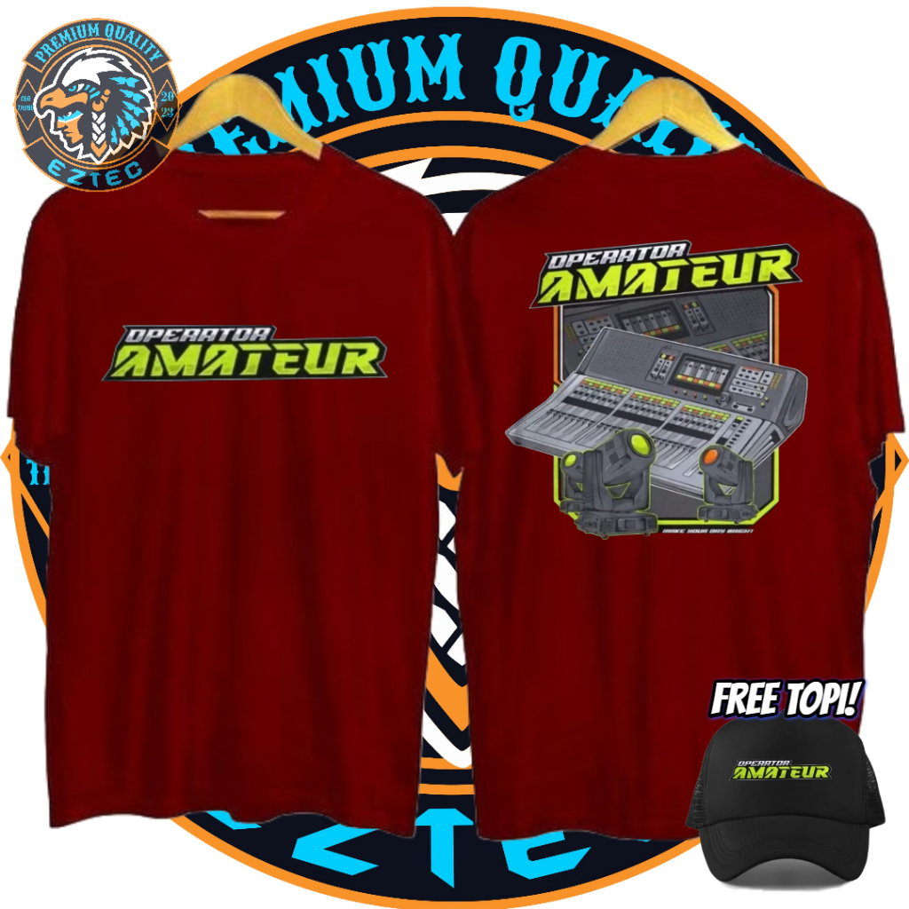 Jual KAOS PROFESI OPERATOR AMATEUR KEREN DESAIN KAOS TERBARU SABLON ...