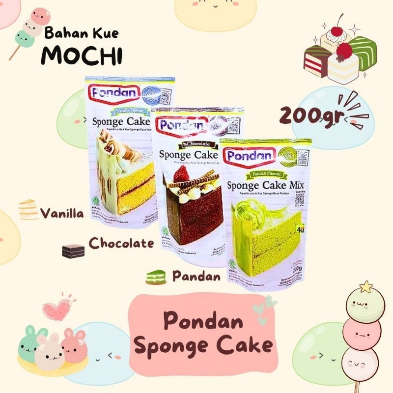 Jual Pondan Sponge Cake Mix - All Variant | Shopee Indonesia