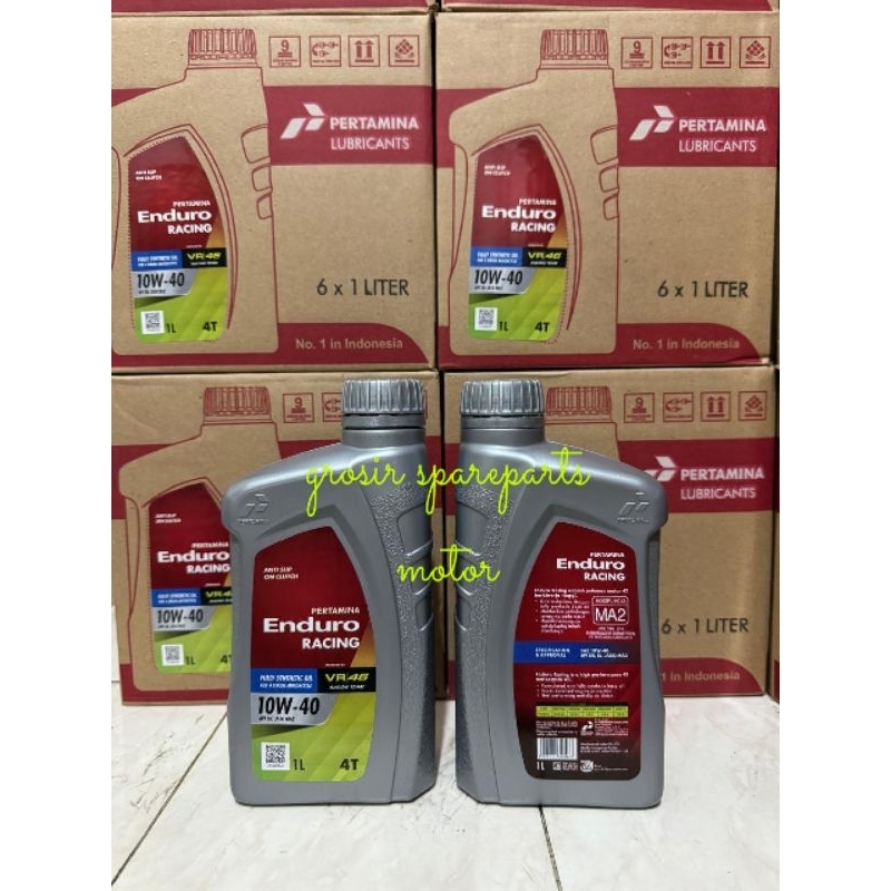 Jual OLI ENDURO RACING NEW...!!! 1 LITER 10W-40 ISI @...6 BOTOL PERDUS ...