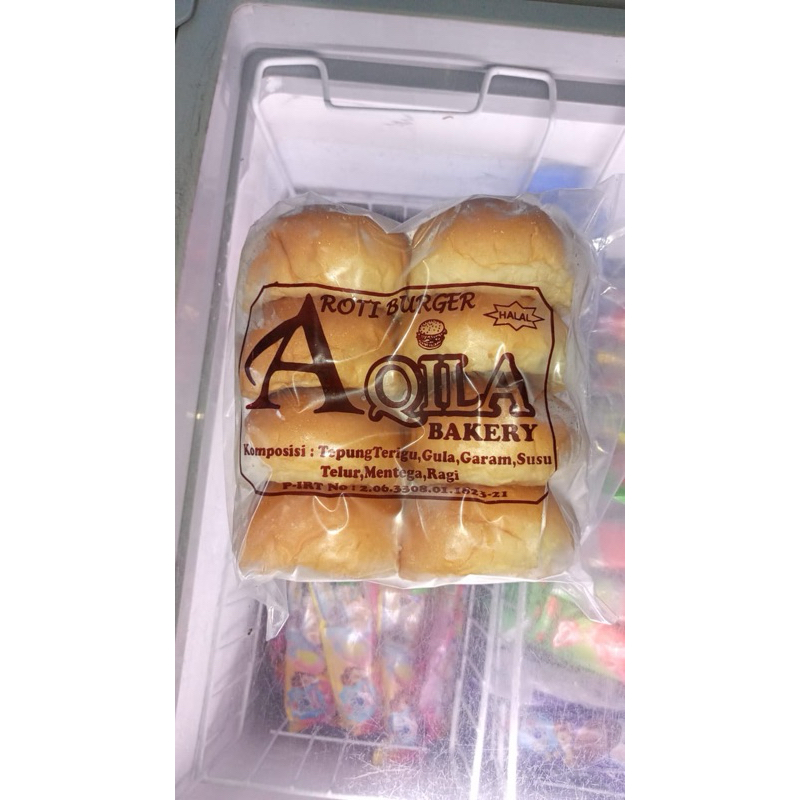 Jual AQILA ROTI BURGER BESAR ISI 8 200gr | Shopee Indonesia
