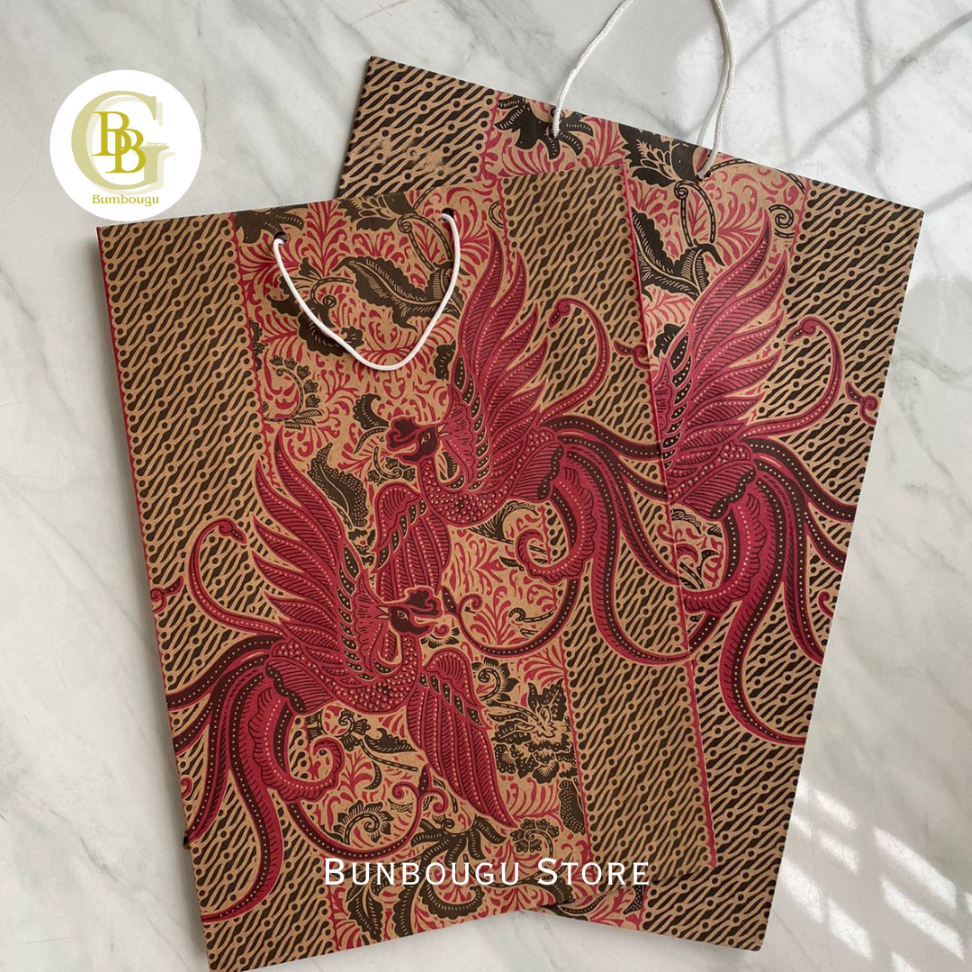 Jual PAPER BAG KERTAS MOTIF BATIK BURUNG / GOODIE BAG BATIK | Shopee ...