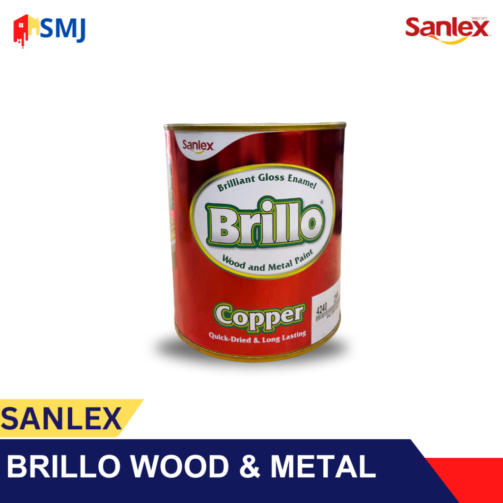 Jual Sanlex Brillo Wood and Metal Paint - Brilliant Gloss Enamel / Cat ...