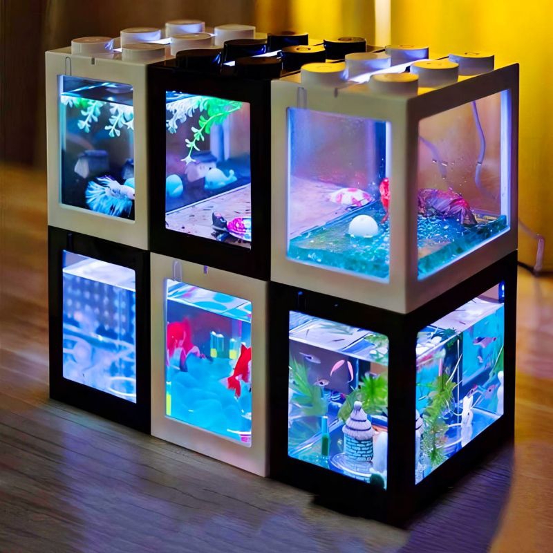 Jual AQUARIUM MINI IKAN CUPANG & HIAS MODEL LEGO - PTTY03 | Shopee ...