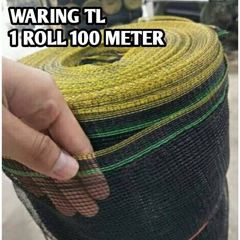 Jual Jaring Waring TL 100 Meter Roll Tinggi 120 CM - Jaring Hitam ...