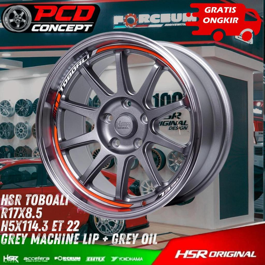 Jual Velg R17 Lebar 8,5 Innova HRV Xpander Ertiga Velg Mobil HSR TOBOALI Ring 17 PCD 5X114,3 ...