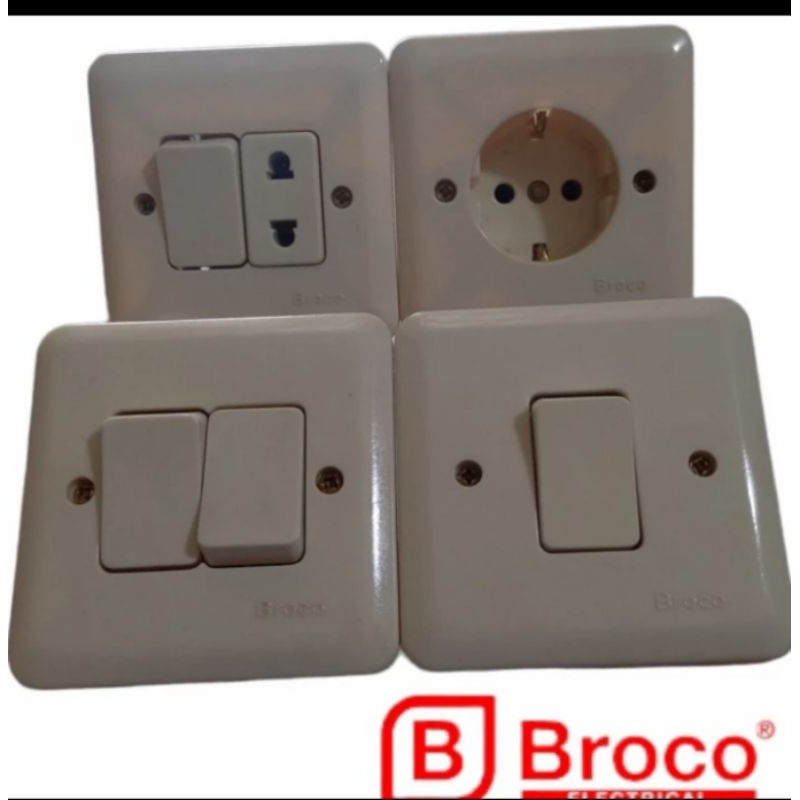 Jual Broco saklar IB single,Double,Stop kontak,stop kontak+saklar ...