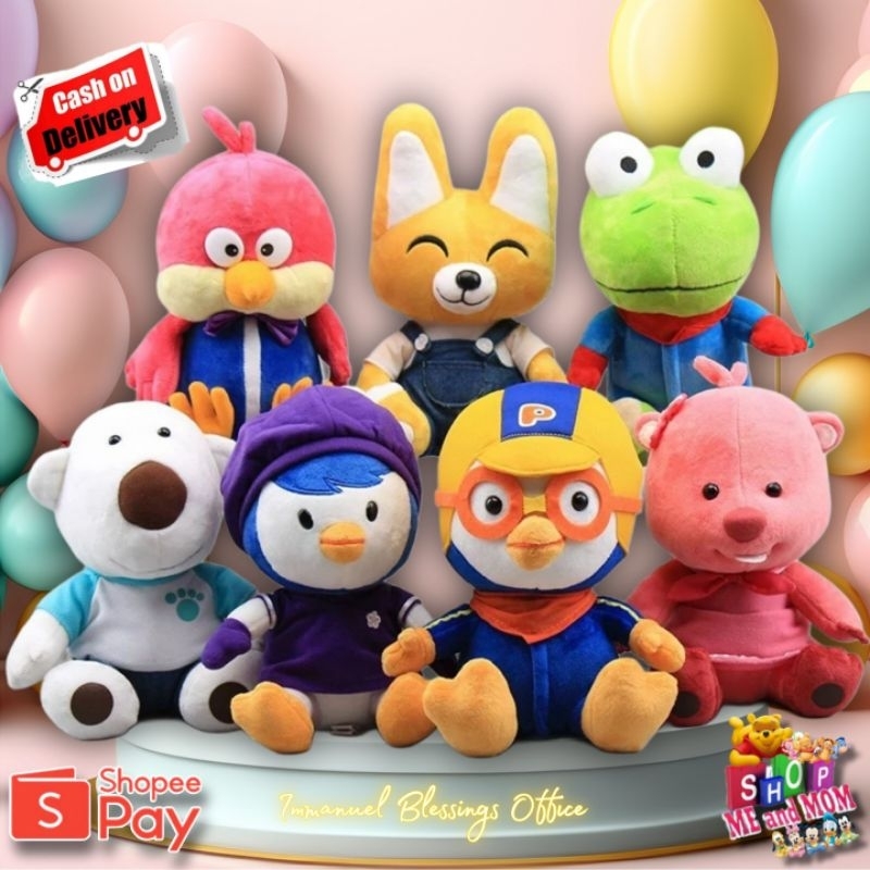 Jual Boneka Pororo dkk | SNI | Mainan Anak-anak Mewah | [Berbahan Dasar ...
