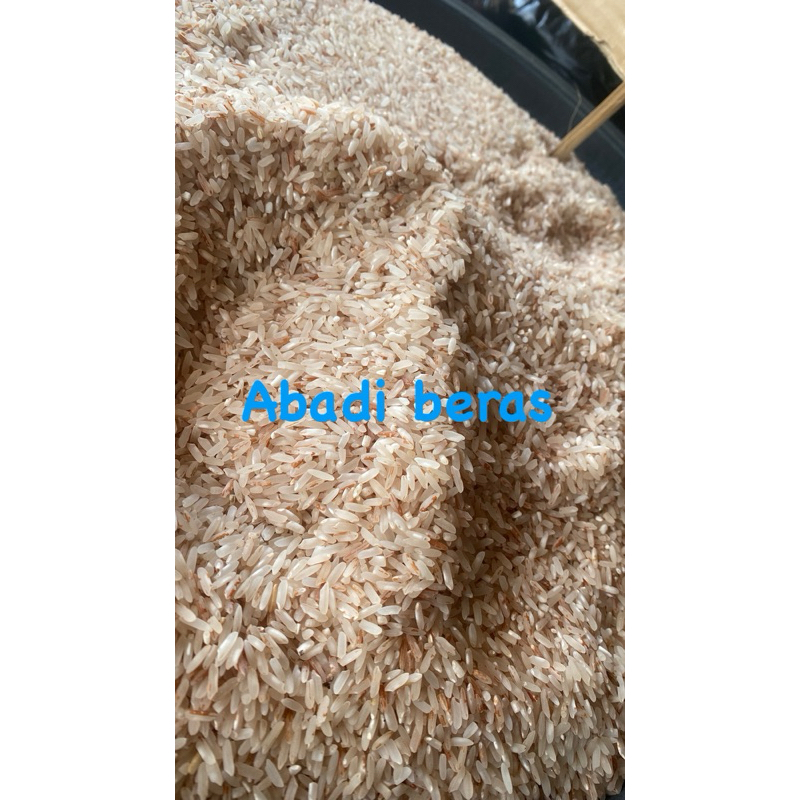Jual beras pink organik beras sosoh( beras merah pulen ) kemasan 1 kg ...