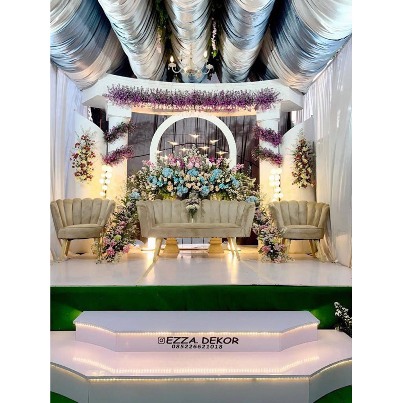 Jual Backdrop pelaminan / Gapura backdrop / Pilar backdrop / Backdrop ...