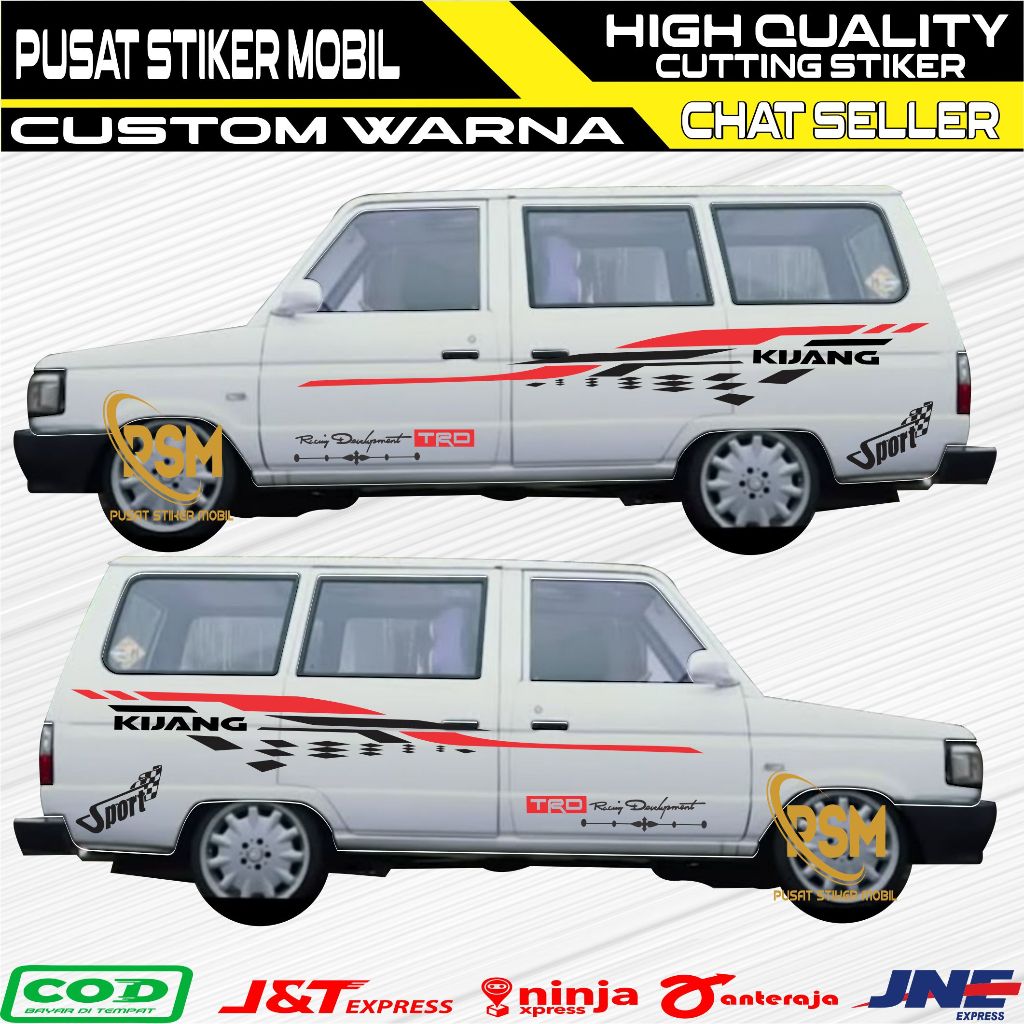 Jual Stiker Mobil Kijang Super Stiker Body Kijang Super Stiker Kijang ...