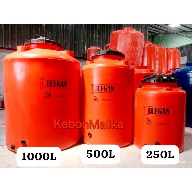 Jual FREE ONGKIR Tandon tanki air toren tedmon merk Elegan Bambu orange ...