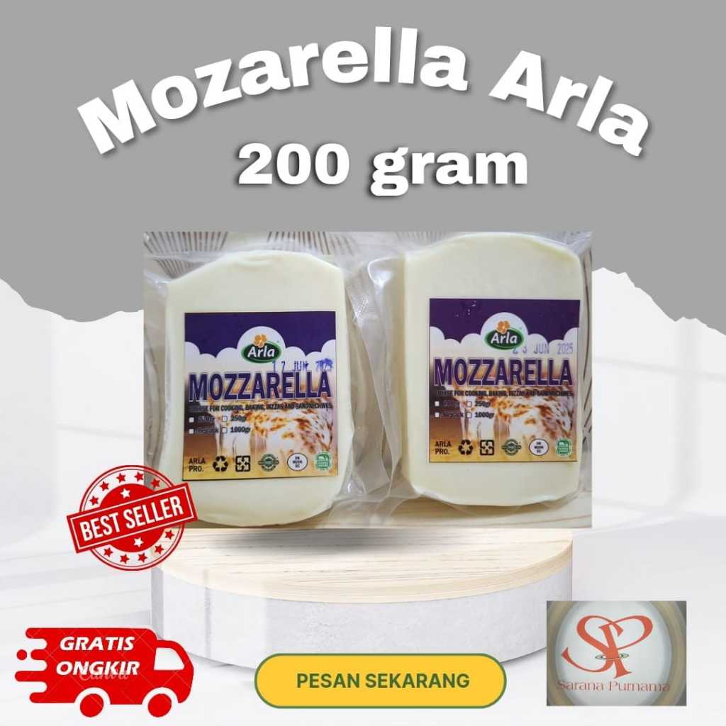 Jual Keju Mozarella Arla 200 gr | Shopee Indonesia