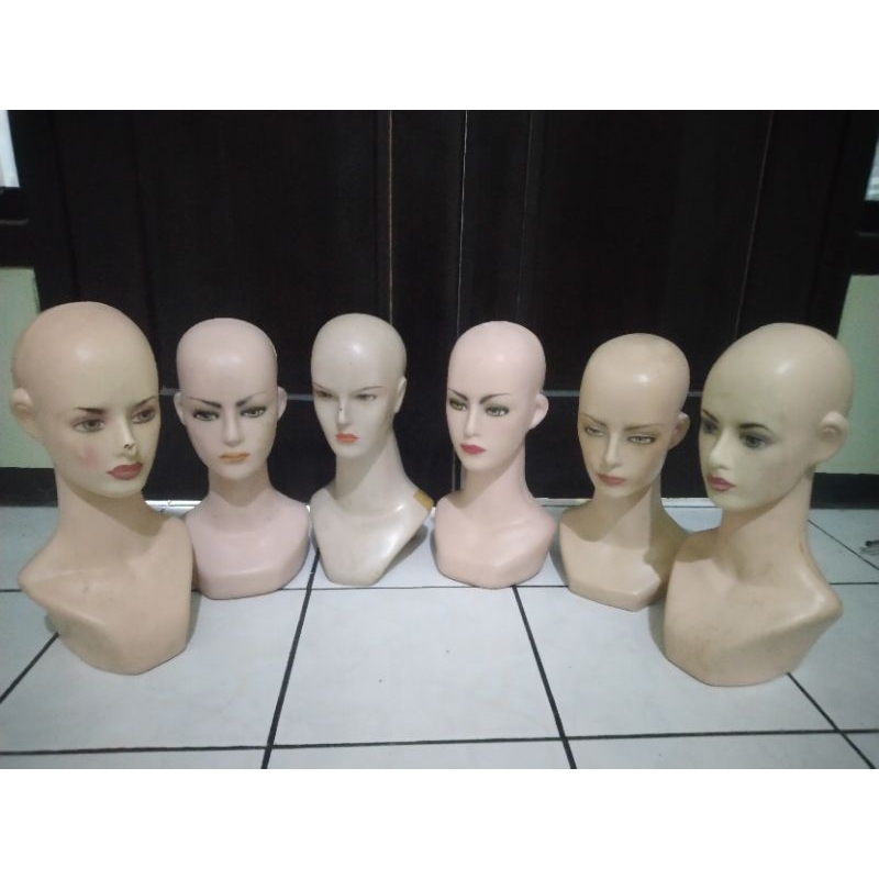 Jual MANEKIN / PATUNG KEPALA CEWEK SECOND | Shopee Indonesia