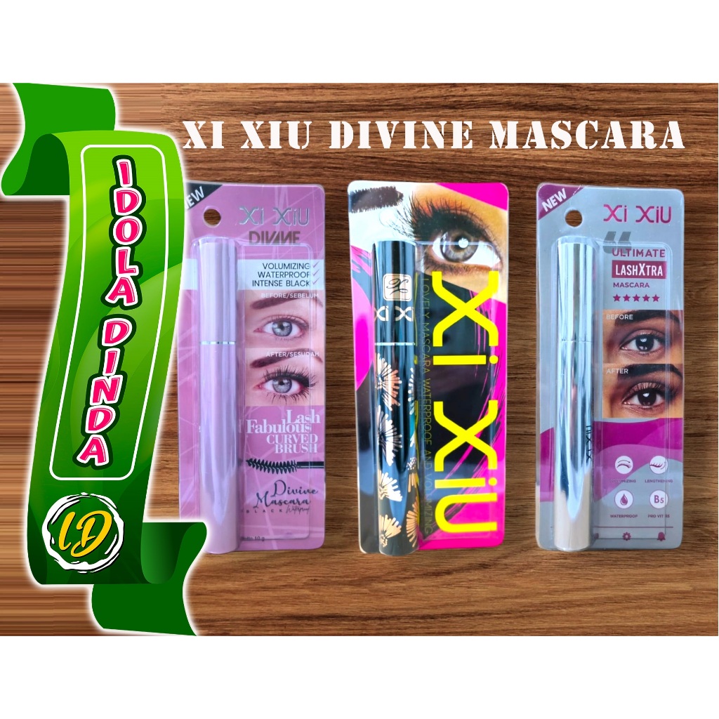 Jual XI XIU DIVINE MASCARA BLACK WATERPROOF & XI XIU ULTIMATE LASHXTRA ...