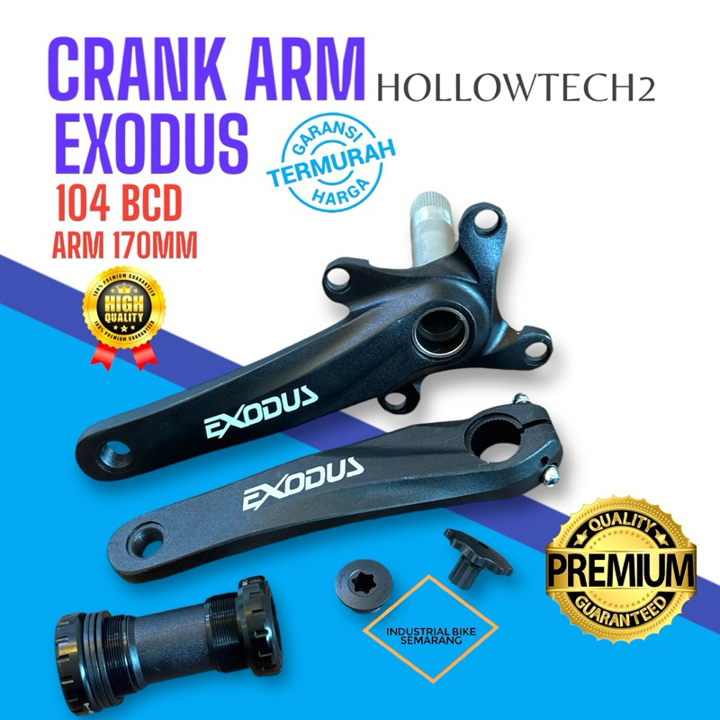 Jual ( HT2 EXODUS CRANK ARM ) Crank Sepeda MTB BMX Hollowtech2 BB ...