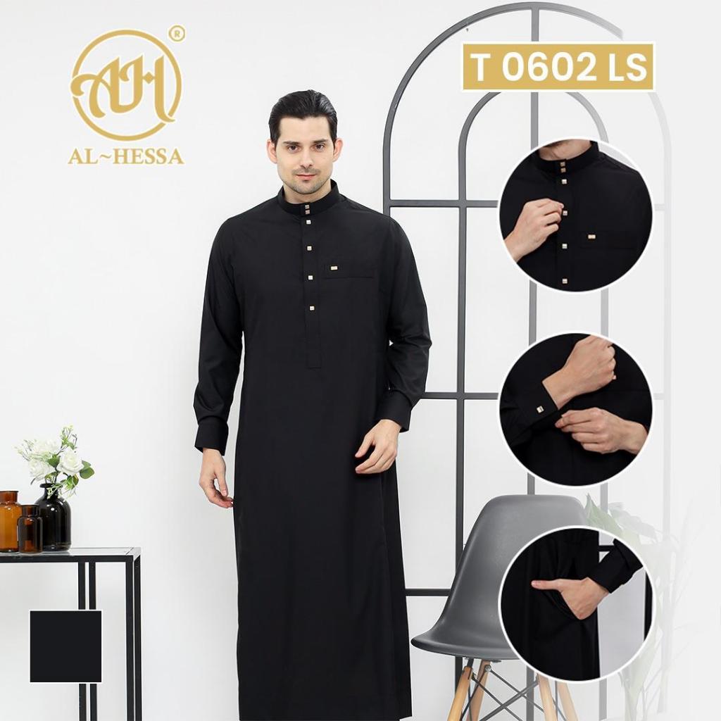 Jual Jubah Pria Al-Hessa / Pakaian Gamis Pria Muslim Dewasa Lengan Panjang | Shopee Indonesia