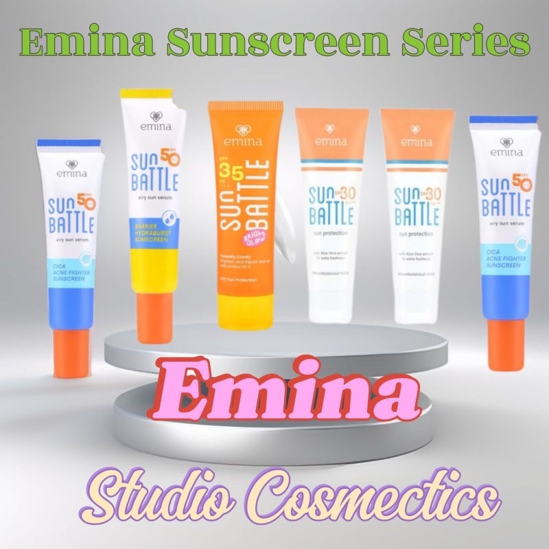 Jual EMINA SUN SCREEN SERIES SUN BATTLE FOR ACNE BATTLE FOR DRY SKIN FOR TEEN SC 60ML 30 ML ...