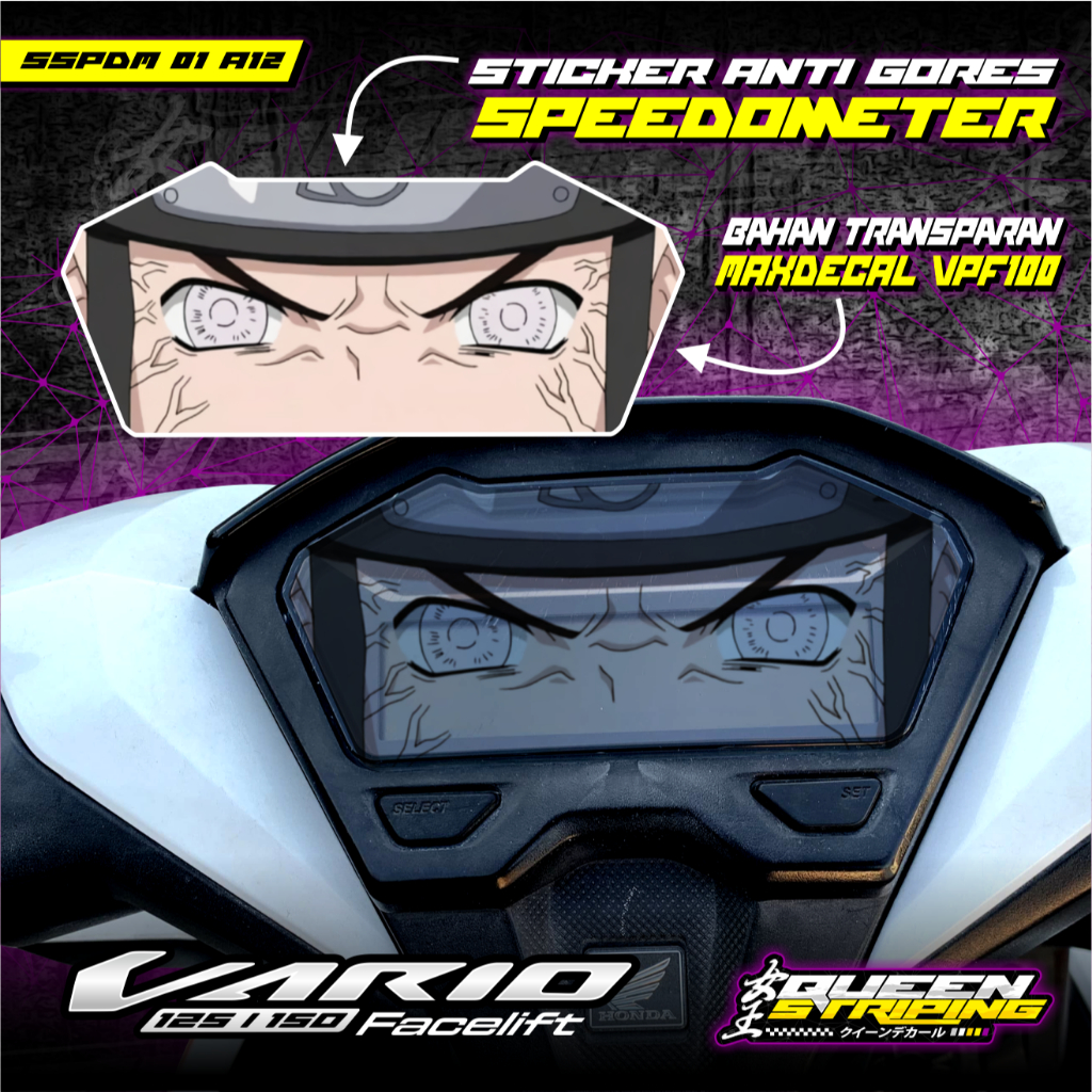 Jual Stiker Transparan Speedometer Aksesoris Vario 125/150 Led New ...