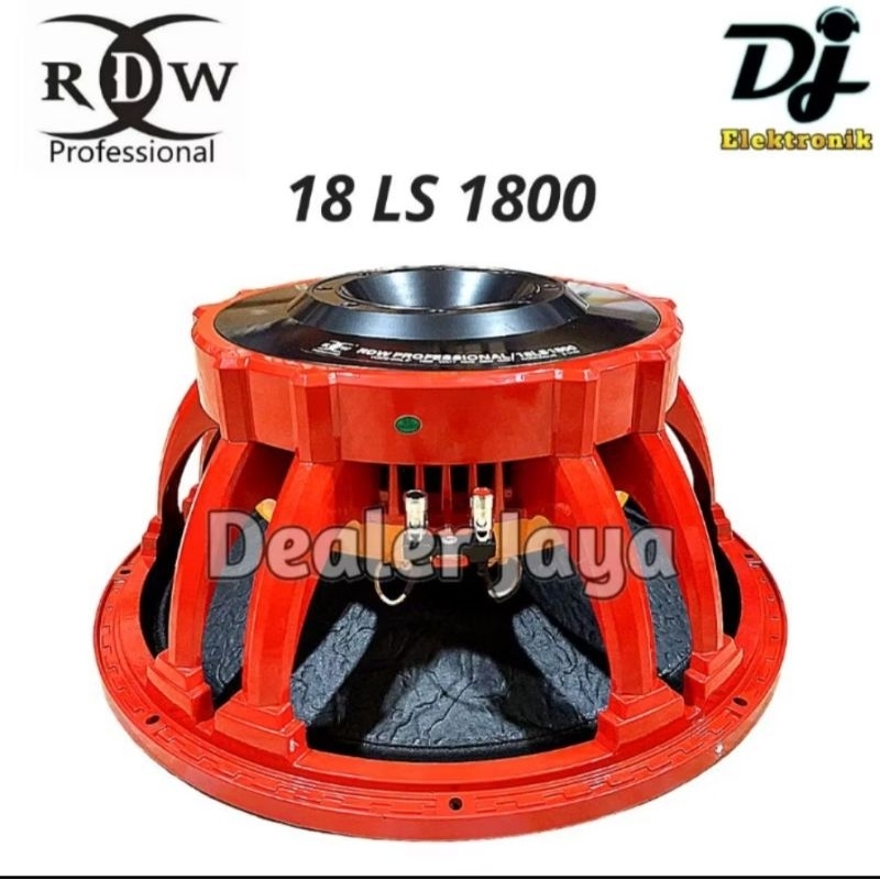 Jual Speaker Komponen RDW 18 LS 1800 / 18 LS1800 (18 inch) | Shopee ...