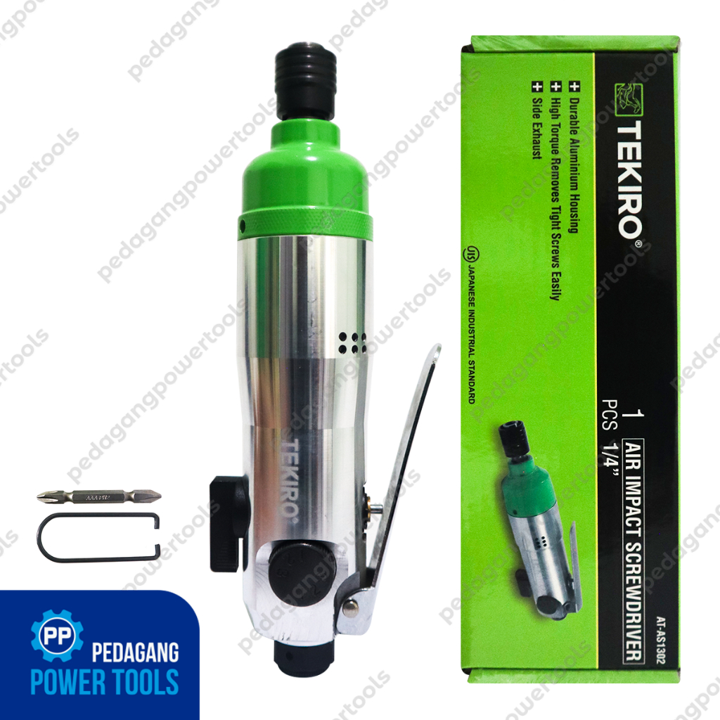 Jual TEKIRO AIR SCREWDRIVER 1/4 INCH OBENG ANGIN KOMPRESOR IMPACT ...