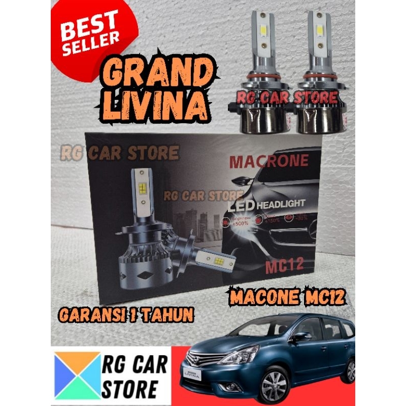 Jual Lampu LED Grand Livina Super Terang Brand Macrone MC12 Garansi 1 ...