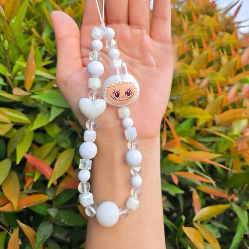 Jual Phone Strap Labubu Karakter Love Kupu Lucu/ Tali Gantungan HP ...