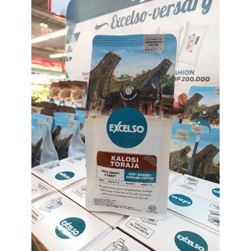 Jual EXCELSO KALOSI TORAJA BUBUK 200GR | Shopee Indonesia