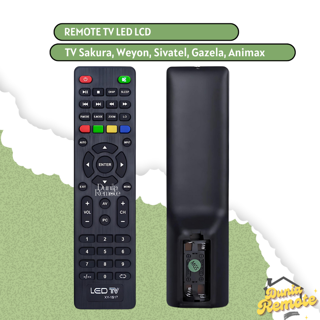 Jual Remot Remote TV Sakura Animax Gazzela LED LCD aoyama China Ikedo ... Jual Remot Remote TV Sakura Animax Gazzela LED LCD aoyama China Ikedo ...