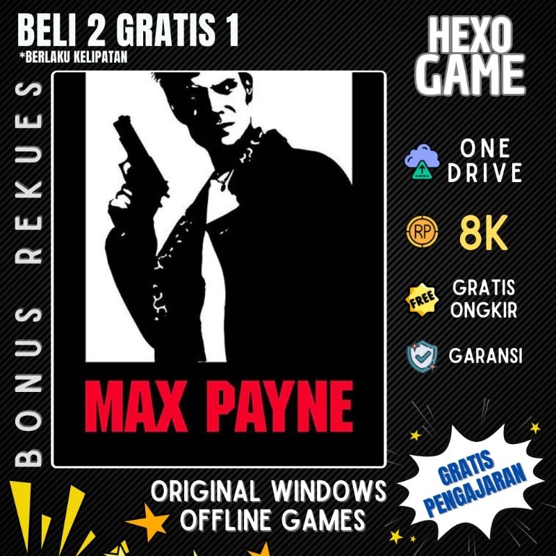 Jual Max Payne (1, 2) - PC Game - Max Payne - LINK DOWNLOAD - GAME ...