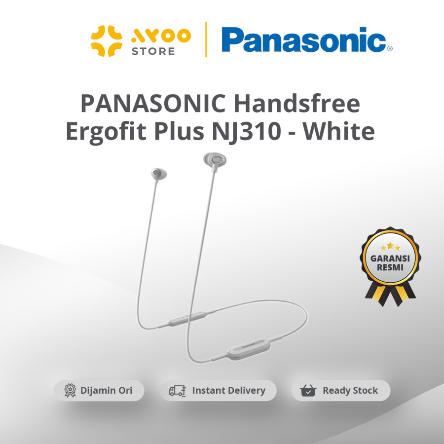 Jual PANASONIC Handsfree Ergofit Plus NJ310BE White | Shopee Indonesia