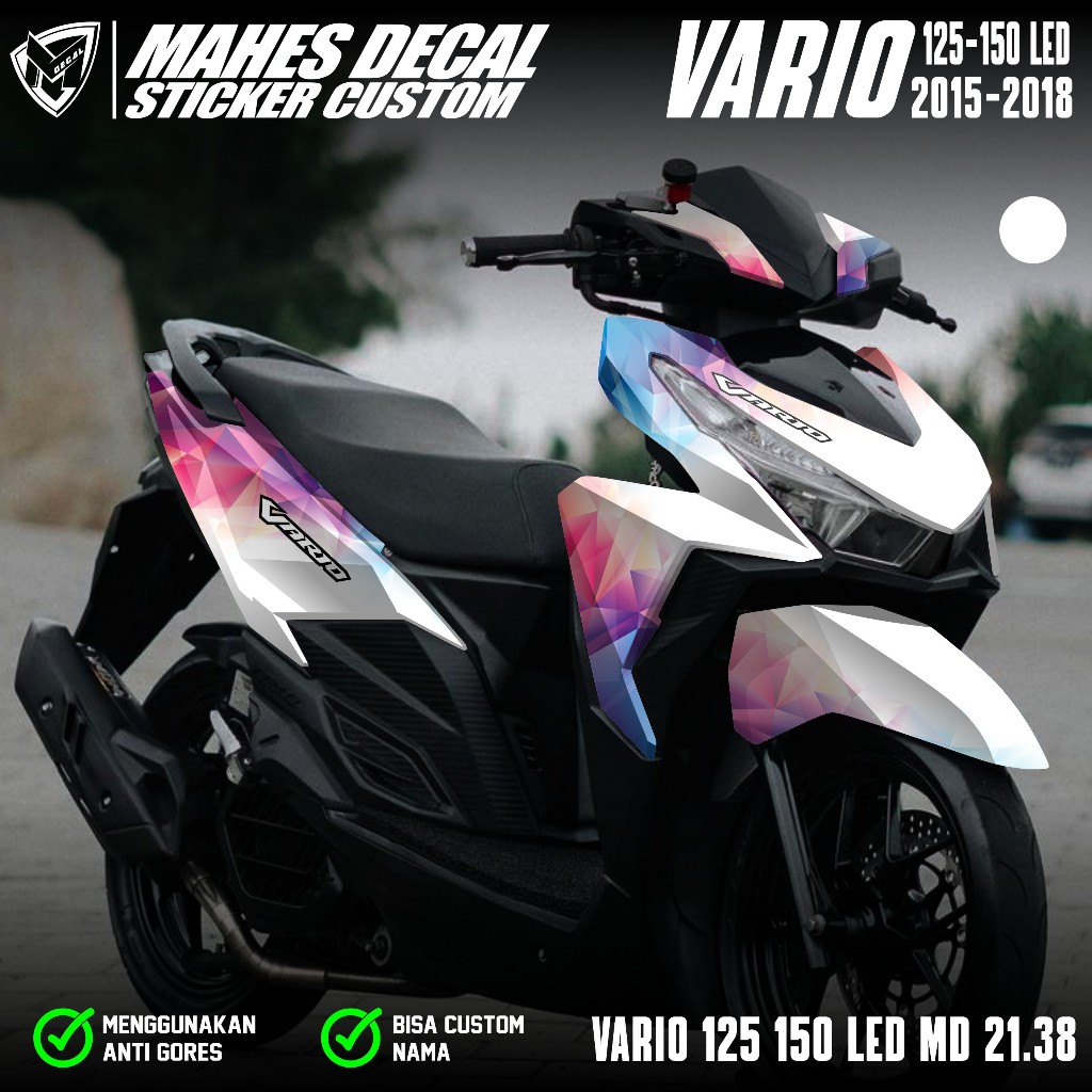 Jual Decal Sticker Variasi Honda Vario 125 150 Led 2015 2016 2017 2018 ...