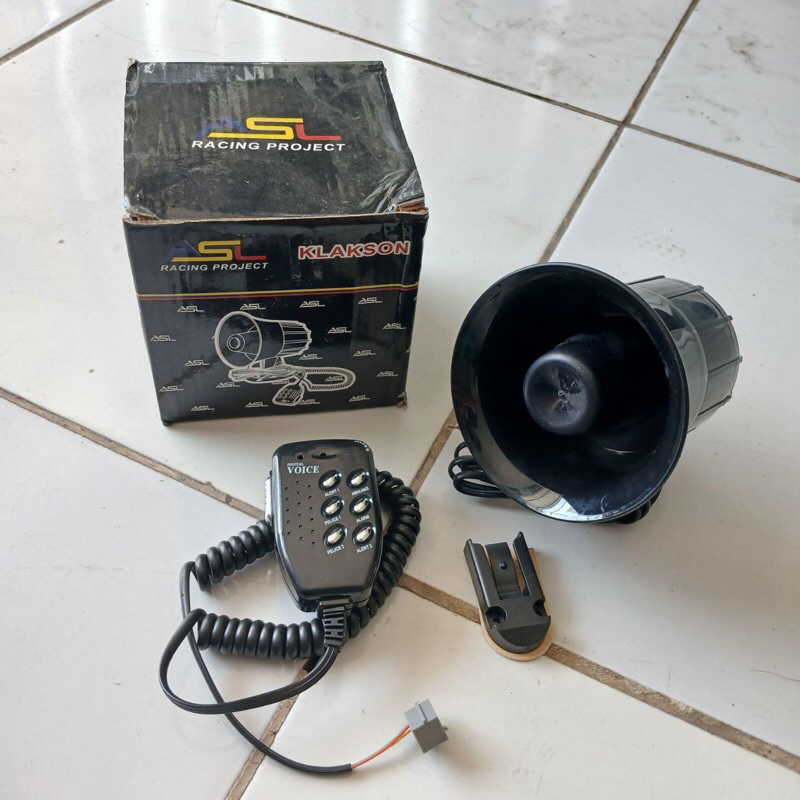 Jual Klakson toa 6 suara ASL mic motor mobil sirine touring | Shopee ...