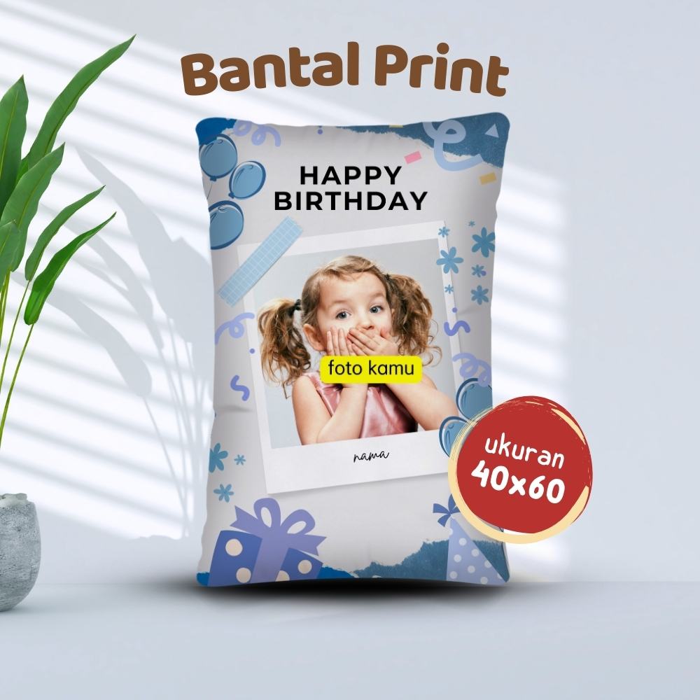Jual Bantal Cetak Ucapan Bantal Print Ucapan 40x60 cm | Shopee Indonesia