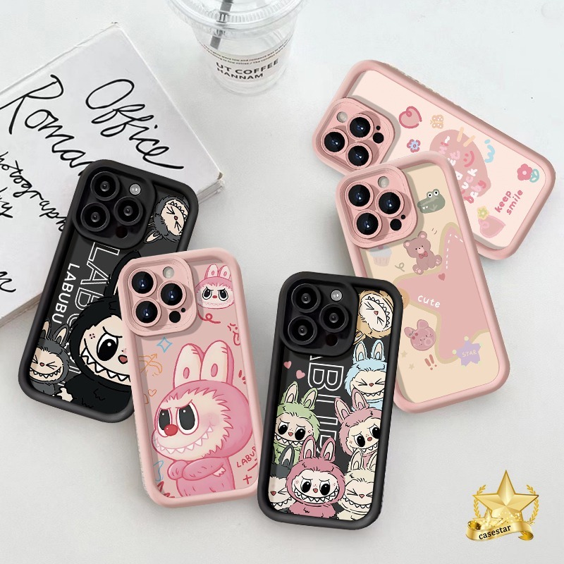 Jual Graffiti POP MART Labubu Senyum Lembut Case Untuk Infinix Hot 40 ...