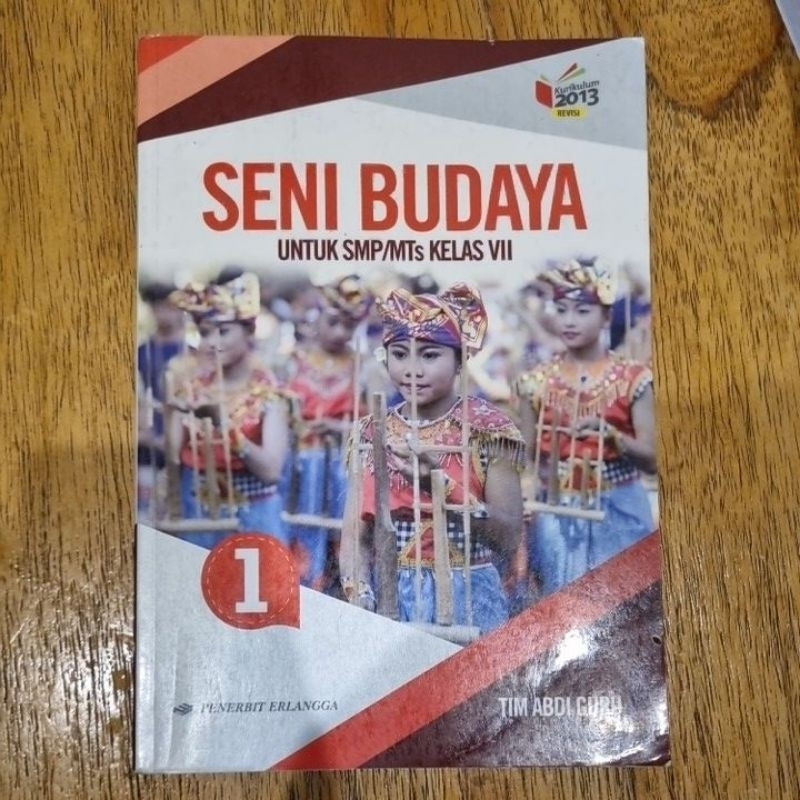 Jual PRELOVED Buku SENI BUDAYA Penerbit Erlangga Untuk SMP Kelas 7 | Shopee Indonesia