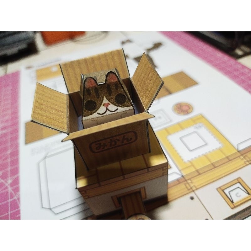 Jual tamplate / sketsa cat kucing kitty in the box | Shopee Indonesia
