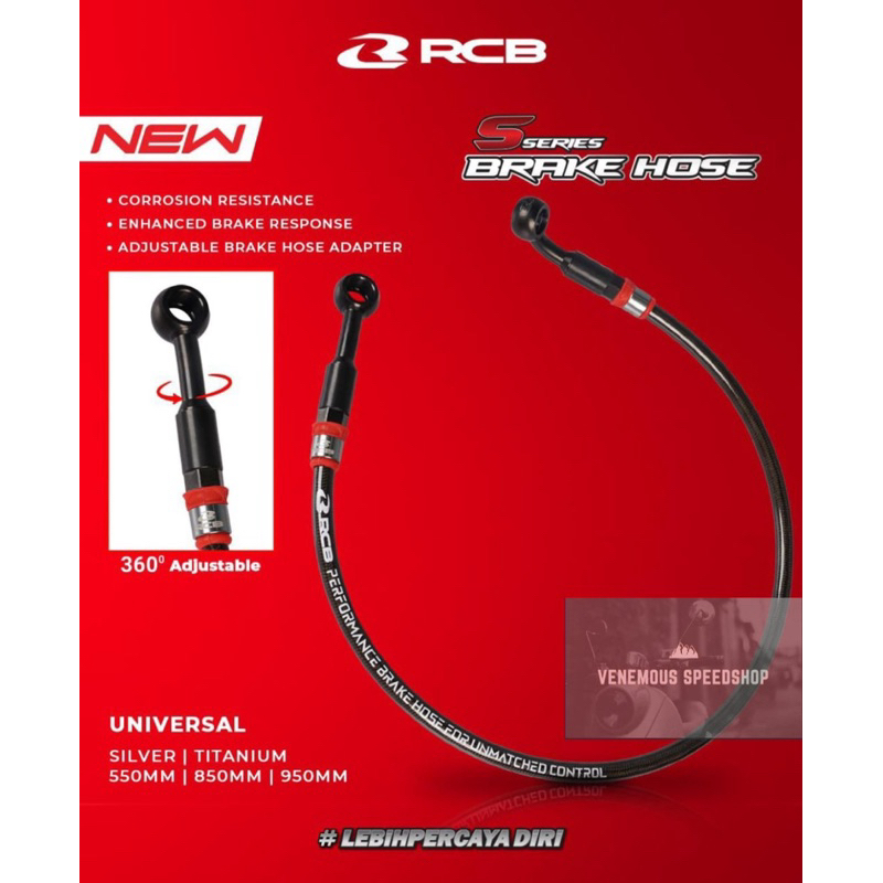 Jual Selang Rem Brake Hose RCB Racing Boy S Series | Shopee Indonesia