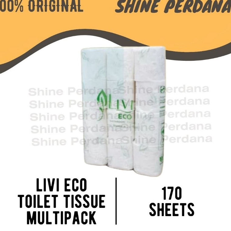 Jual Tisu Tissue Toilet Core LIVI By PASEO 24 Rolls 17 Sheets Full ...