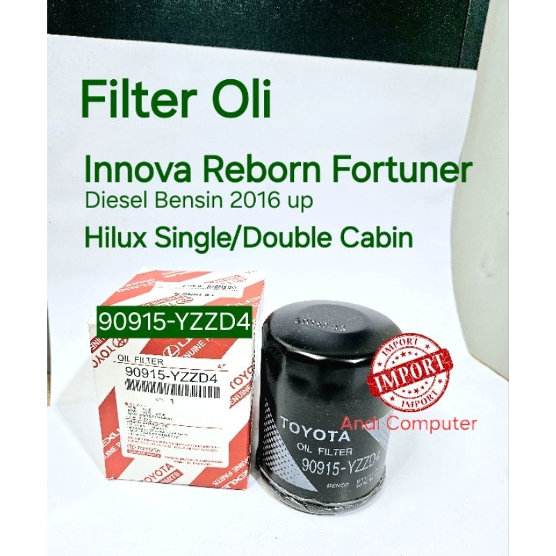 Jual Filter Oli Innova Reborn Hilux Hiace OEM impor | Shopee Indonesia