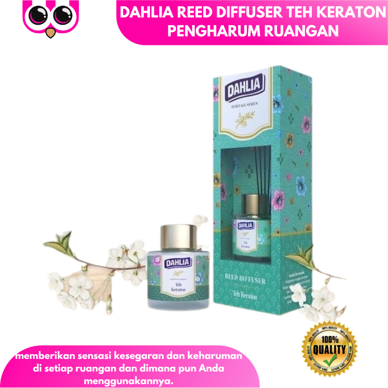 Jual DAHLIA REED DIFFUSER TEH KERATON PENGHARUM RUANGAN | Shopee Indonesia