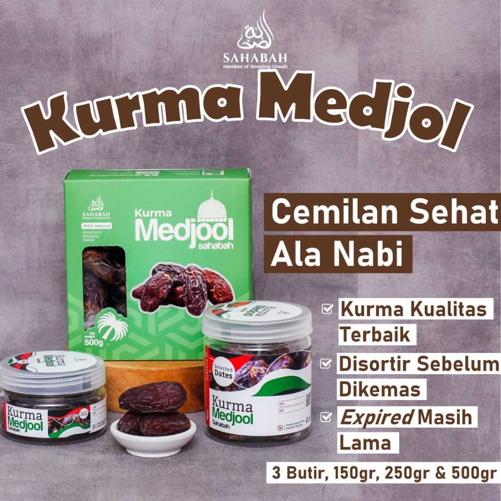 Jual Kurma Medjool SAHABAH Jumbo Premium Grade A Natural Delight Madjol ...