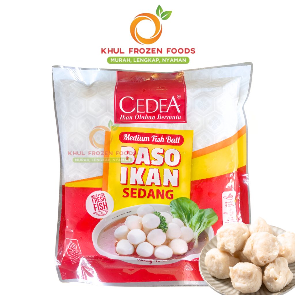 Jual Cedea Bakso Ikan Sedang 500Gr/ Bakso ikan/ Bakso putih/ Suki-suki ...