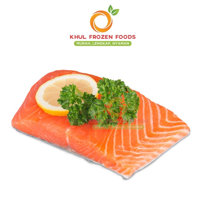 Jual Atlantic Salmon Fillet 50gr / Ikan Salmon Fillet / Salmon beku ...