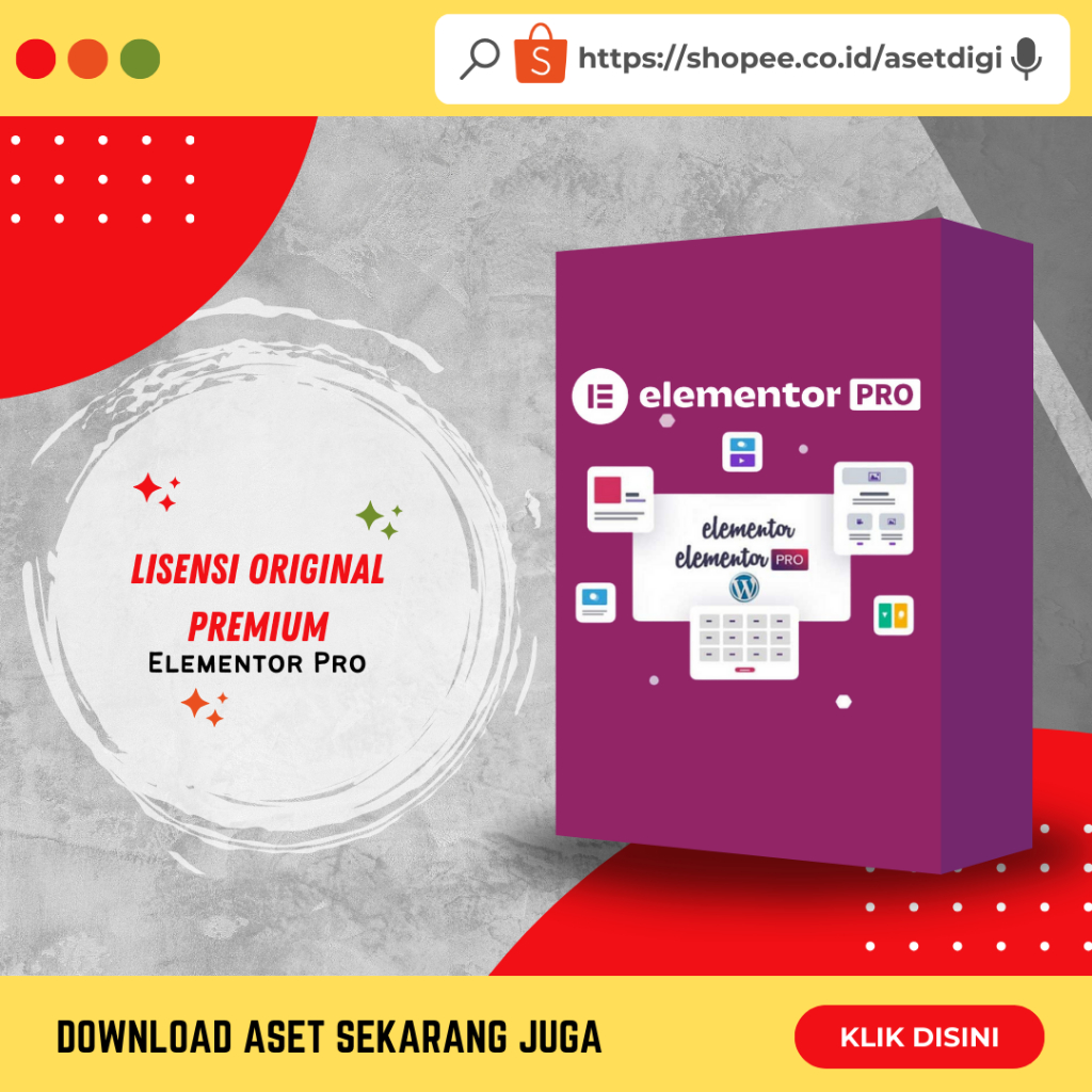 Jual Elementor Pro Premium WordPress Plugin Lisensi Original | Shopee ...