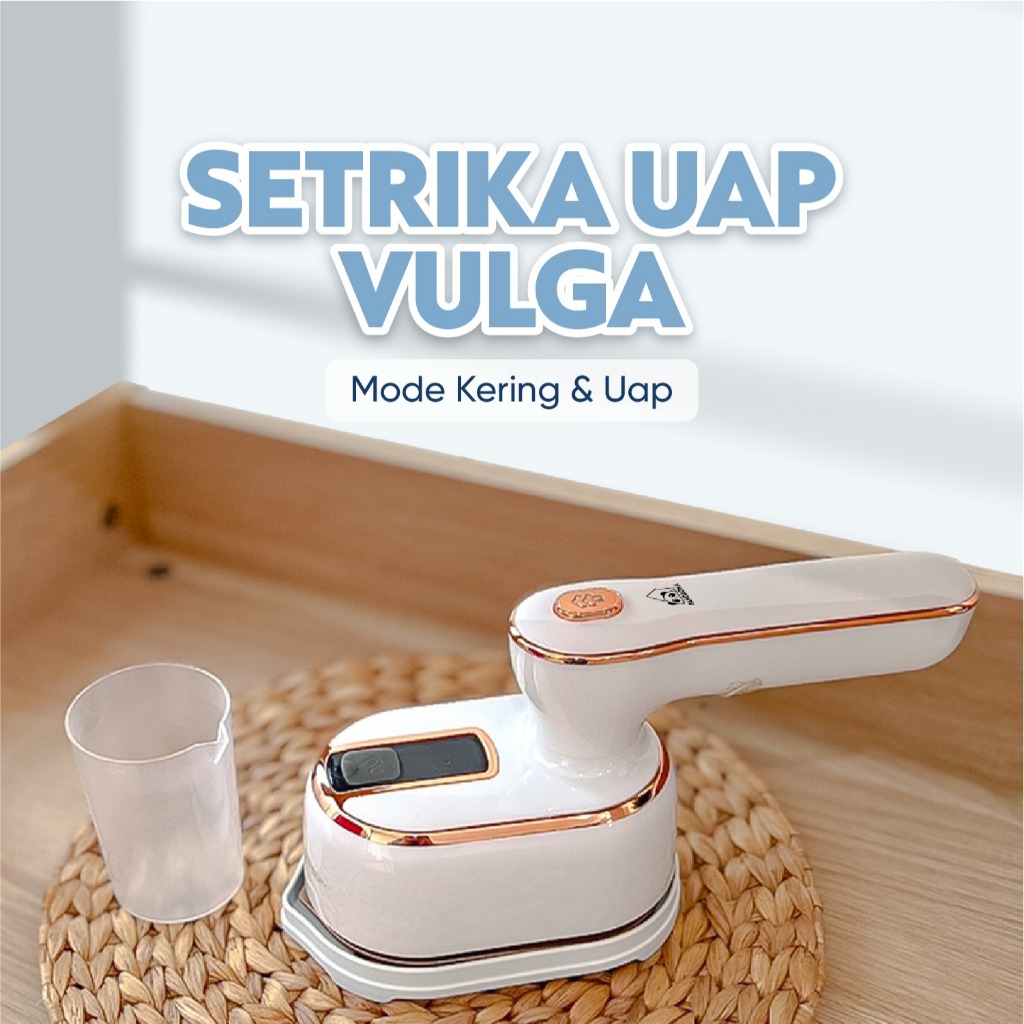 Jual Setrika Uap Vulga Setrika 2in1 Setrika Mini Setrika Portable Cepat Panas 100mL Free BOX ...