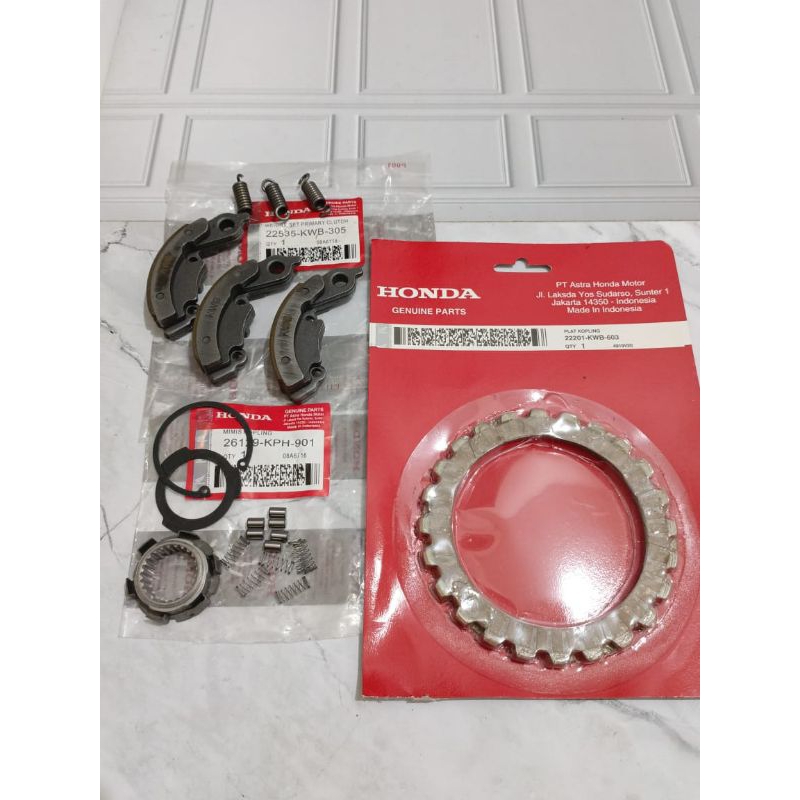 Jual kampas ganda only set plat kopling+cage bentengan Blade 110 Blade new Revo fi Revo fit Revo ...
