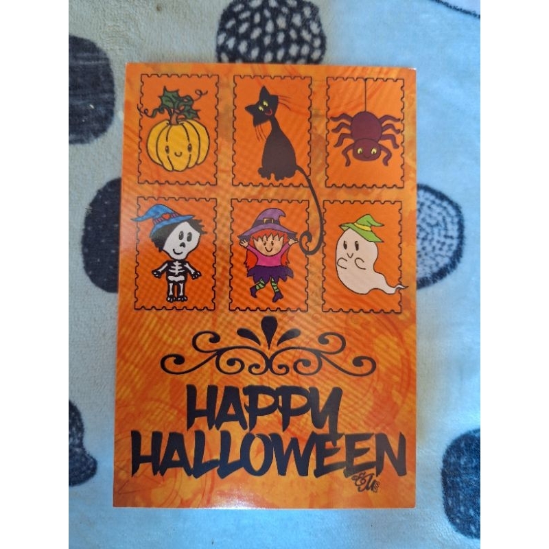 Jual kartu pos kucing halloween/halloween cat postcard | Shopee Indonesia