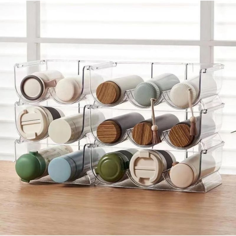 Jual Tumbler Botol Organizer / Rak botol tingkat / Tempat Botol Susun ...